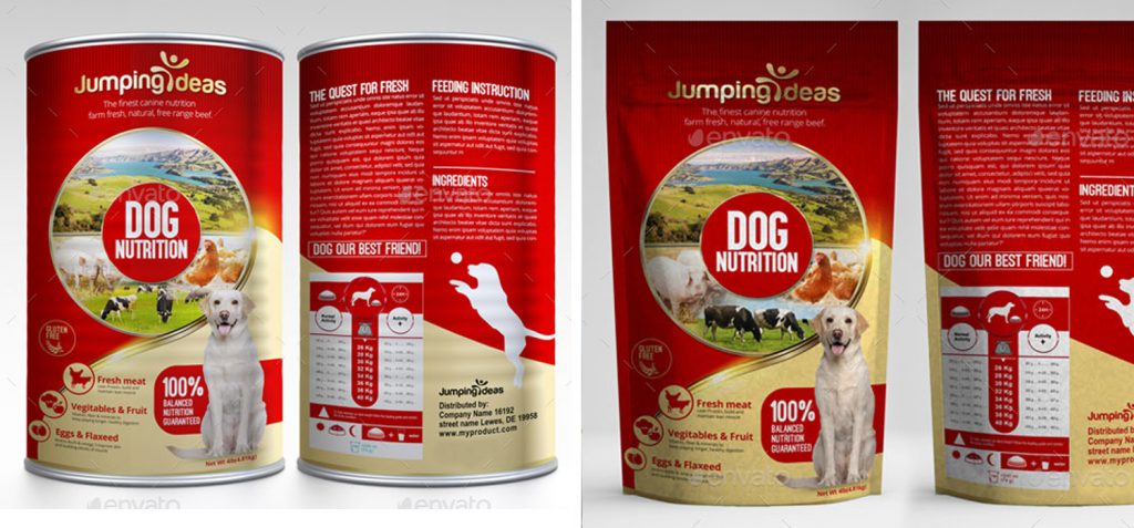 Dog Food Template - Graphic Design Resources Community