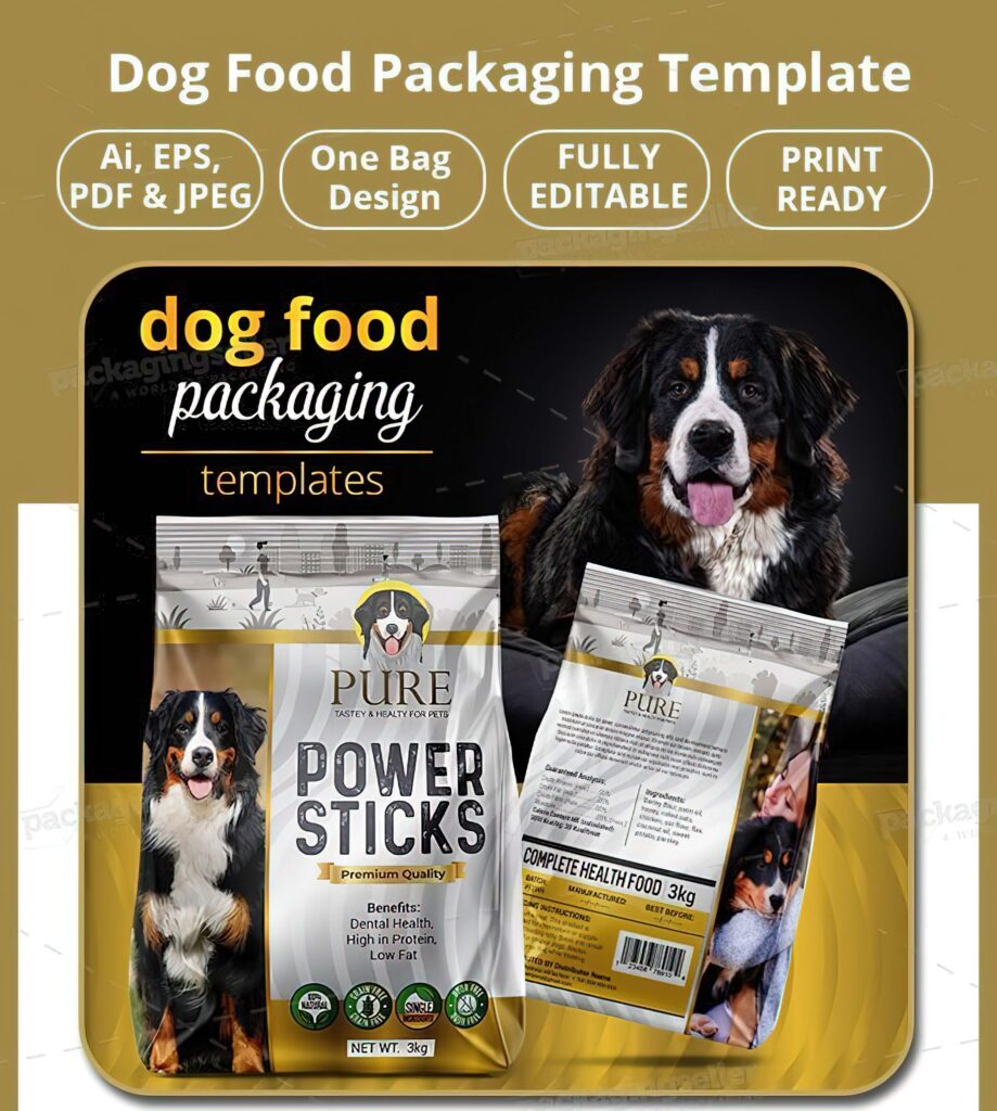 10+ Dog Food Supplement Packaging Design Templates - Graphic Design ...