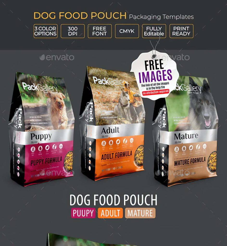 10+ Dog Food Supplement Packaging Design Templates - Graphic Design ...