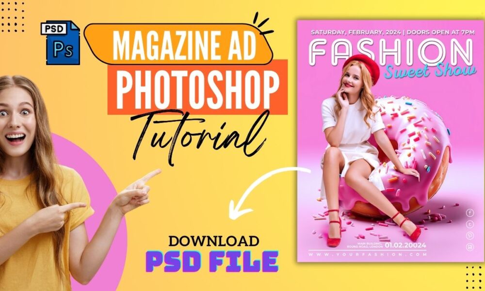Mastering Magazine Cover Page Aesthetics: Photoshop Tutorial - Graphic ...