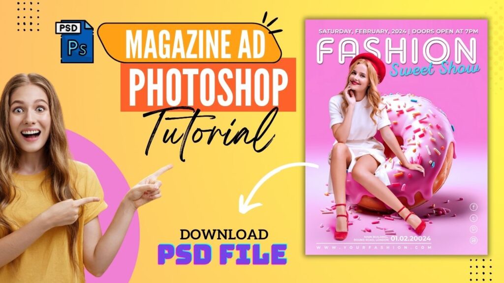 Mastering Magazine Cover Page Aesthetics: Photoshop Tutorial - Graphic ...